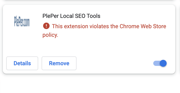 What to do when PlePer is not available.